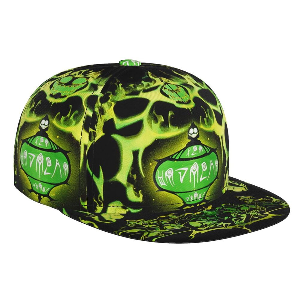 The Gaslight District Adjustable Flat Brim Baseball Cap Snapback Hat ...