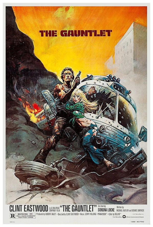 The Gauntlet - Clint Eastwood - Movie Poster - US Version (24x36Inches ...