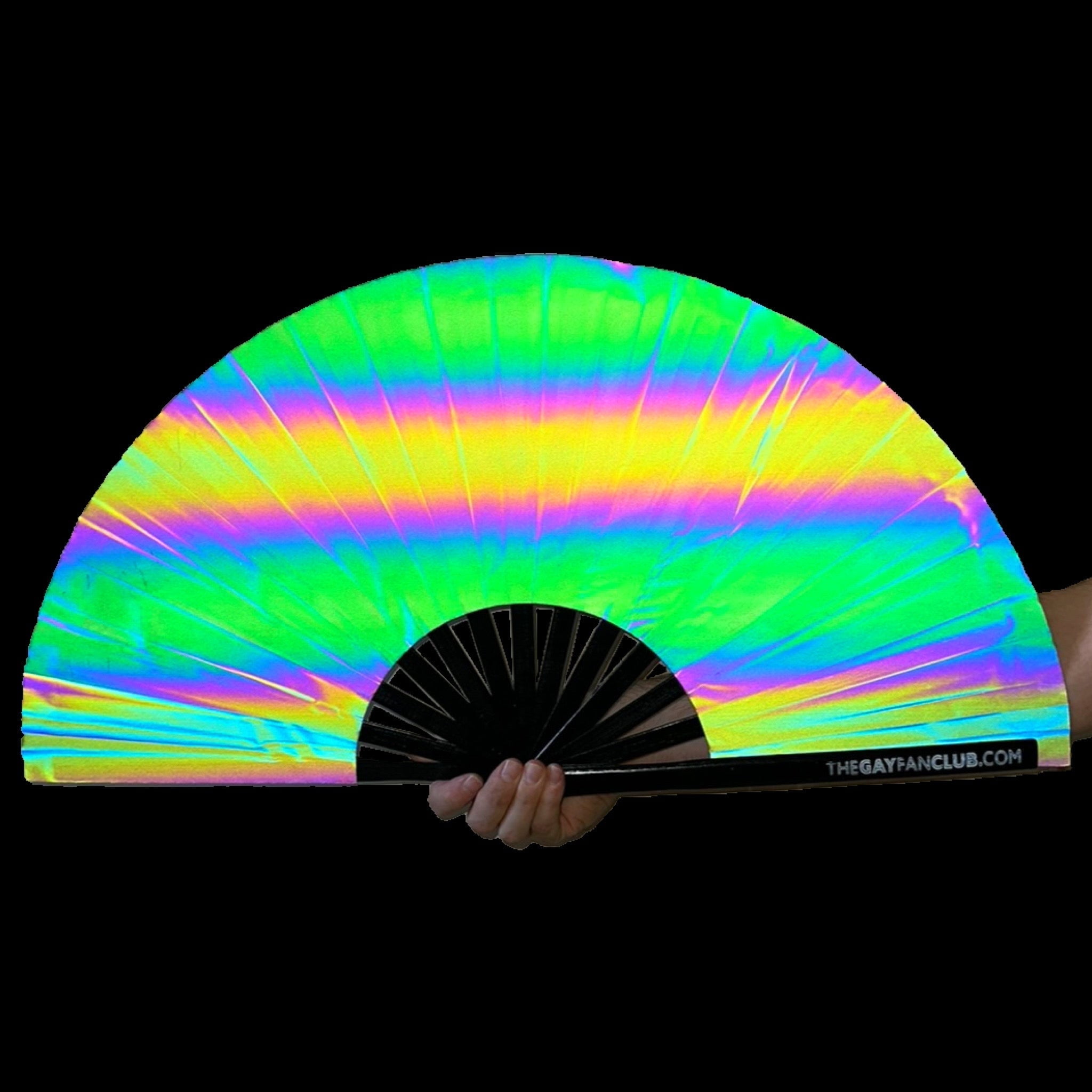 The Gay Fan Club | TheGayFanClub . com | Large Folding Bamboo Clack ...
