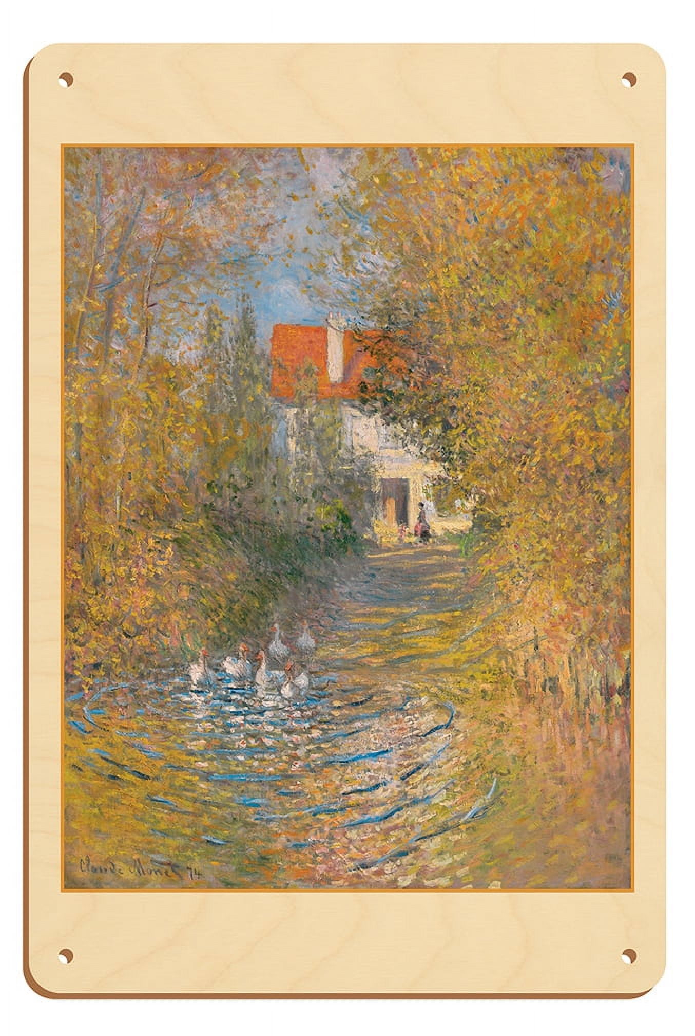 The Geese - From an Original Color Painting by Claude Monet c.1874 - 8 ...