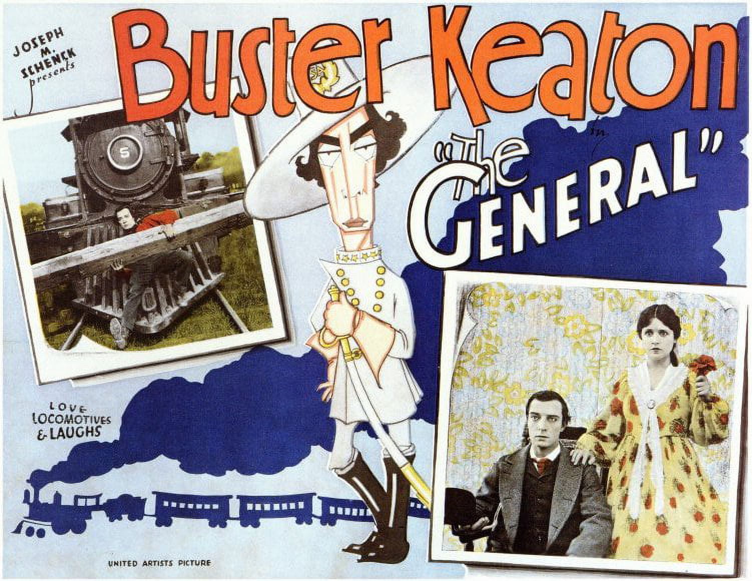 The General - movie POSTER (Style C) (11" x 17") (1927) - Walmart.com