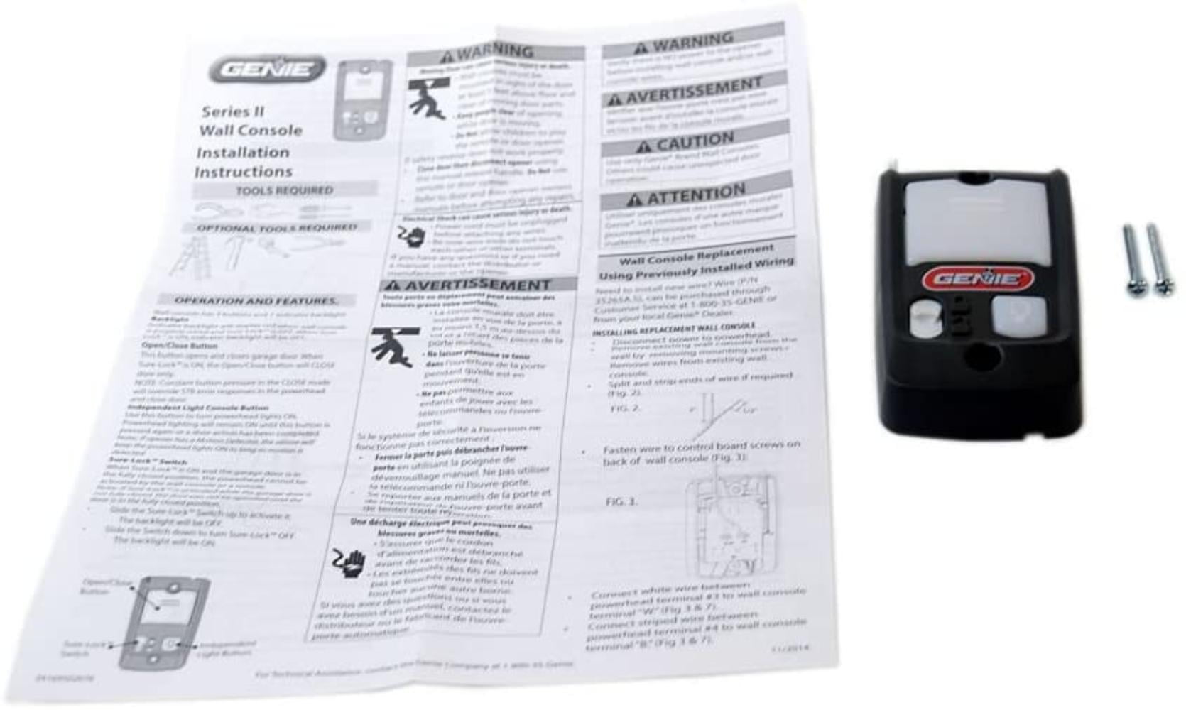 Genie Garage Door Wall Control