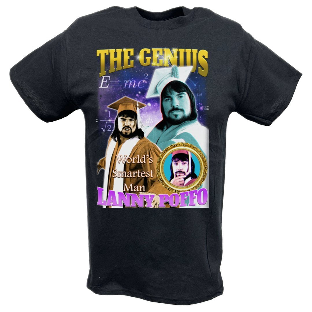 The Genius Leapin Lanny Poffo Worlds Smartest Man T-shirt - Walmart.com