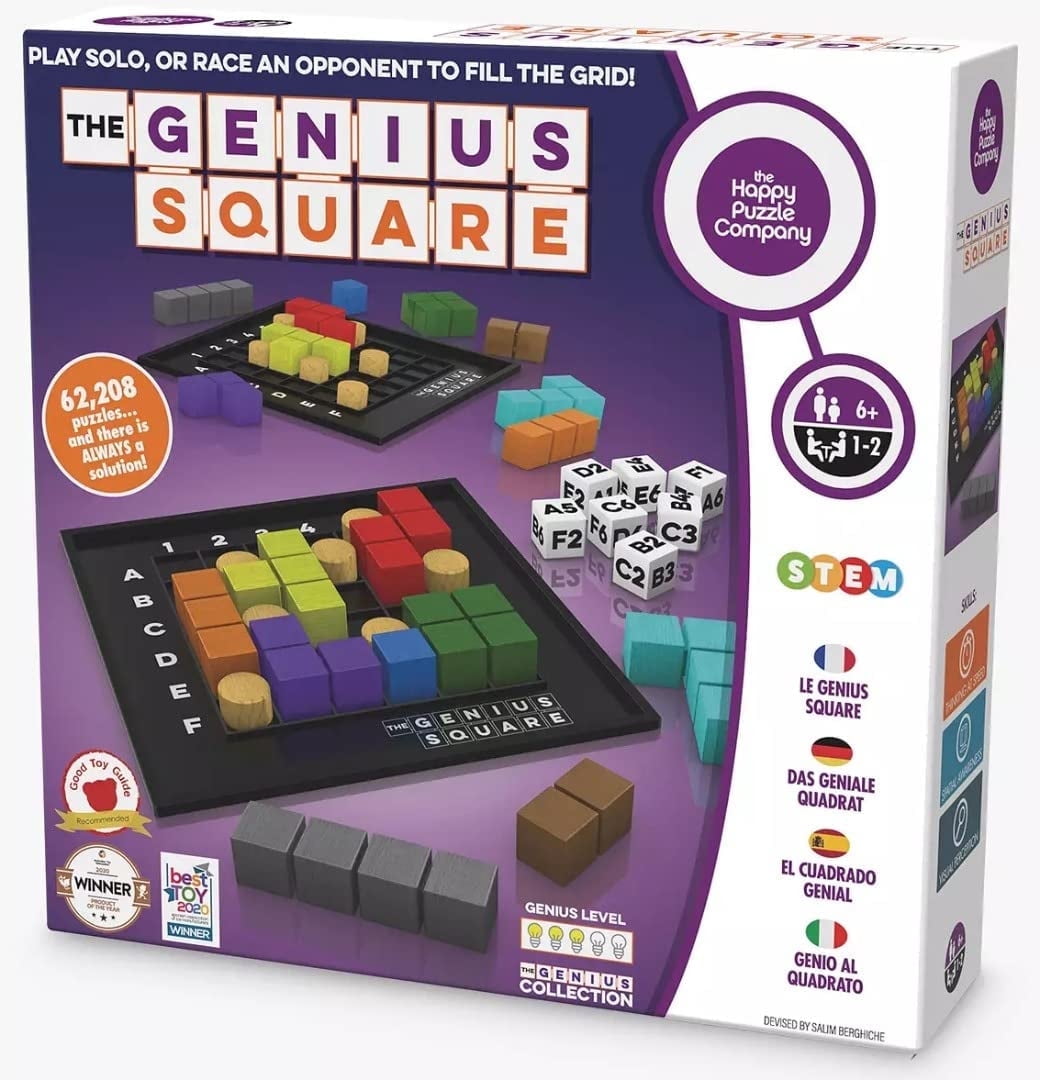 The Genius Square - Award Winning STEM Puzzle Game for Teens, Fine ...
