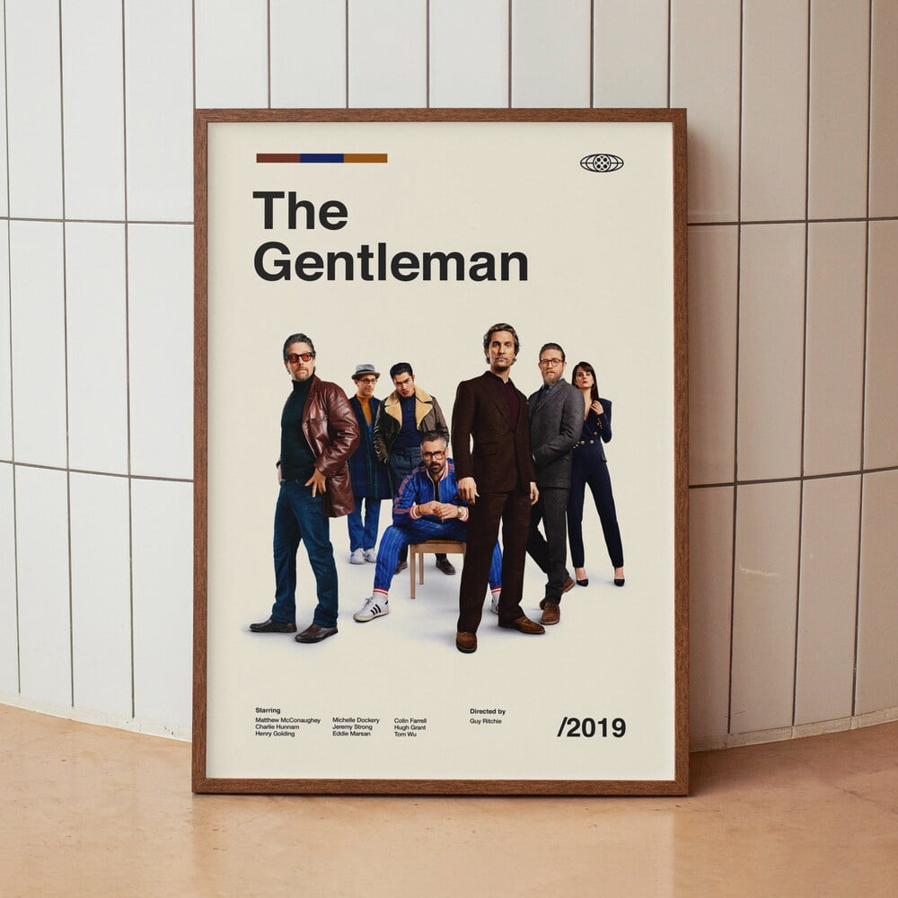 The Gentlemen Wall Art Print Matthew McConaughey Guy Ritchie Movie ...