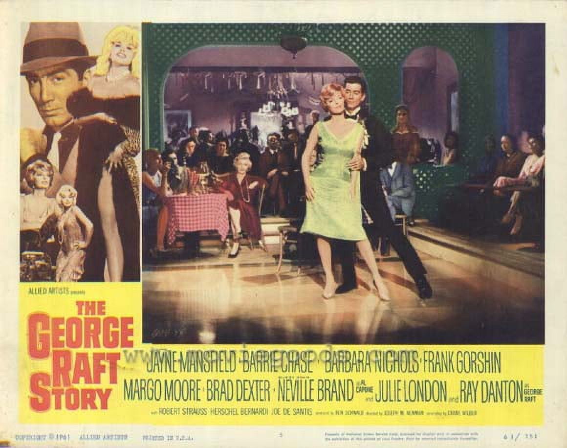 The George Raft Story - movie POSTER (Style E) (11" x 14") (1961 ...