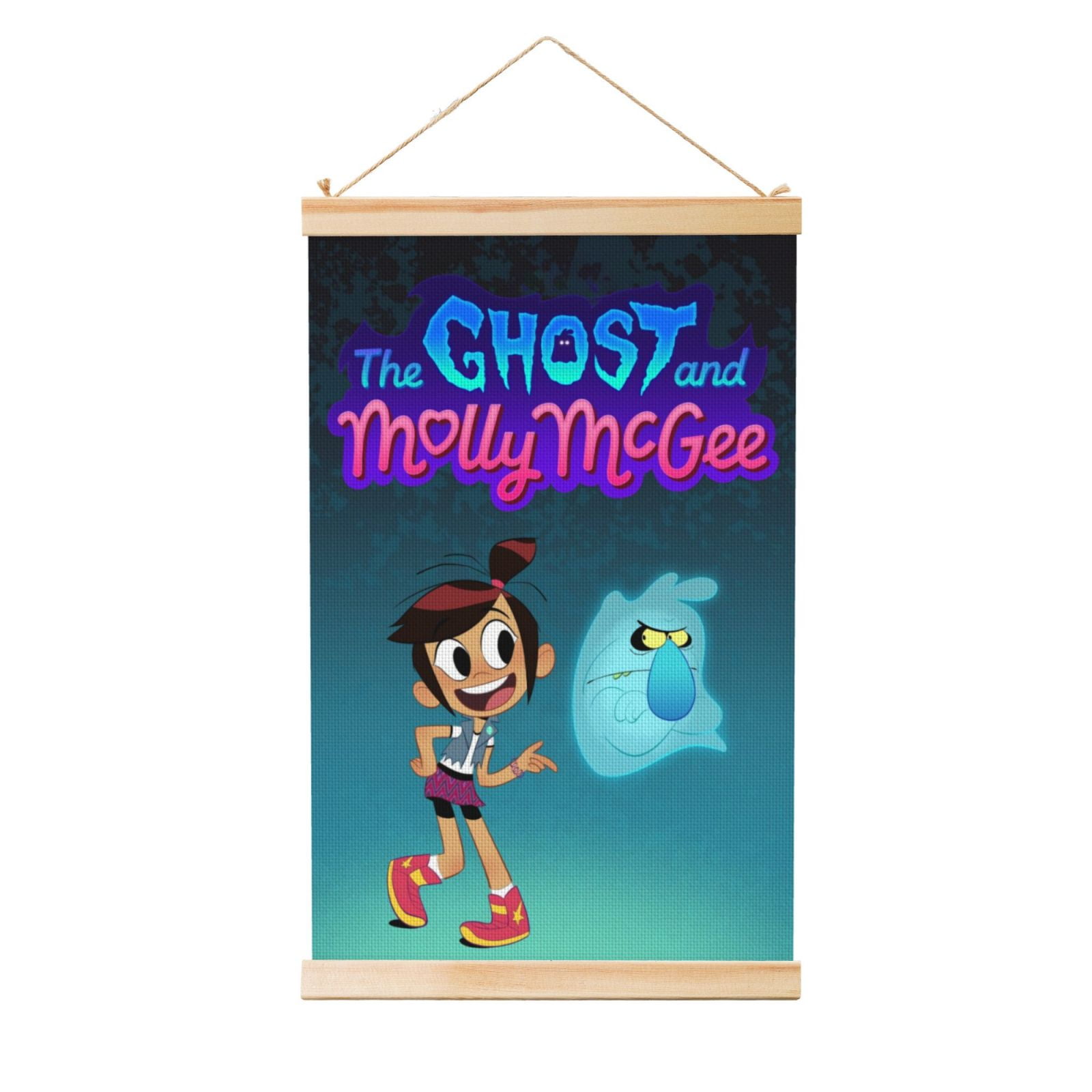 The Ghost And Molly Mcgee Poster Canvas Wooden Shaft Hanging Poster ...