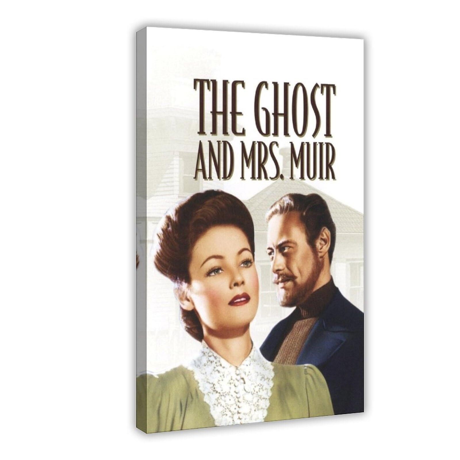 The Ghost And Mrs Muir Movie Poster Cover Art Deco 1 Canvas Poster ...