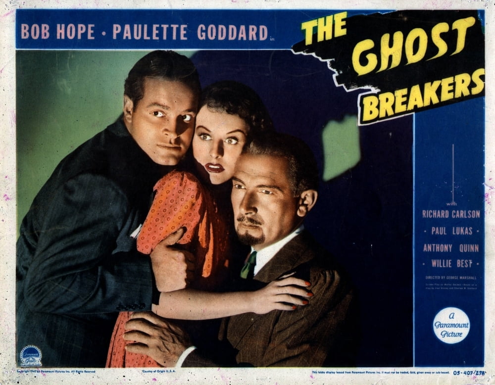 The Ghost Breakers From Left Bob Hope Paulette Goddard Paul Lukas 1940 ...