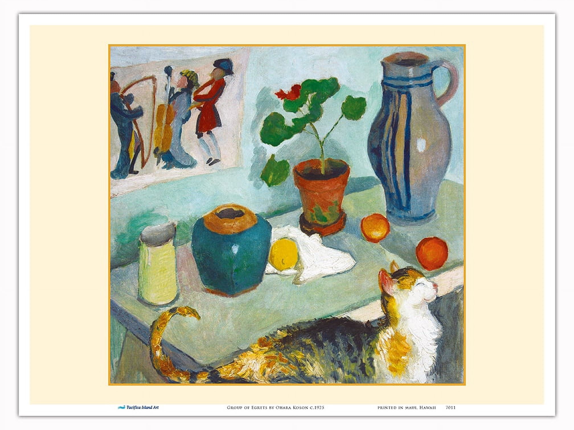 The Ghost in the House Stalls - Still Life with a Cat - From an ...