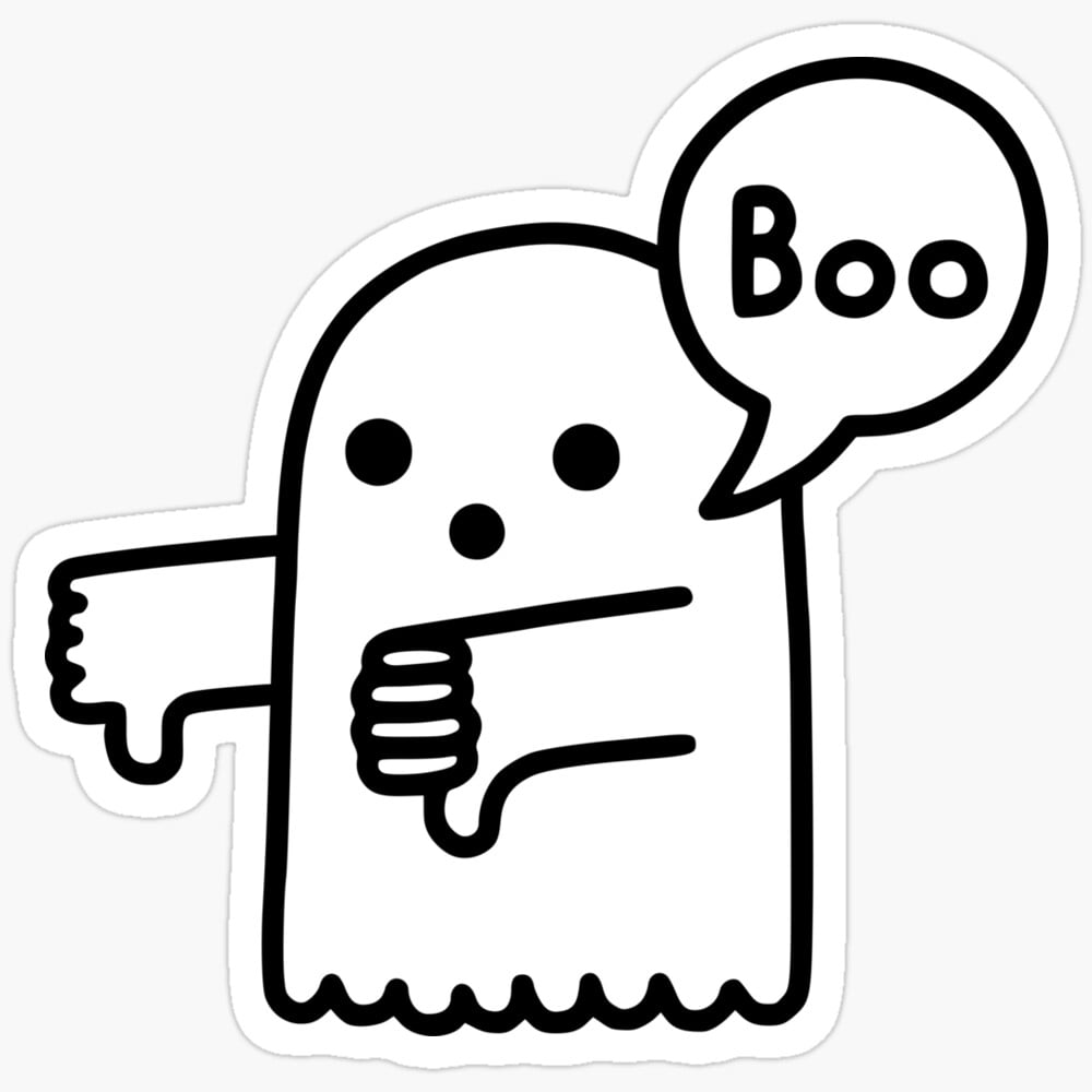 The Ghost Of Disapproval Sticker Phone Decal Water Bottle Stickers Car ...