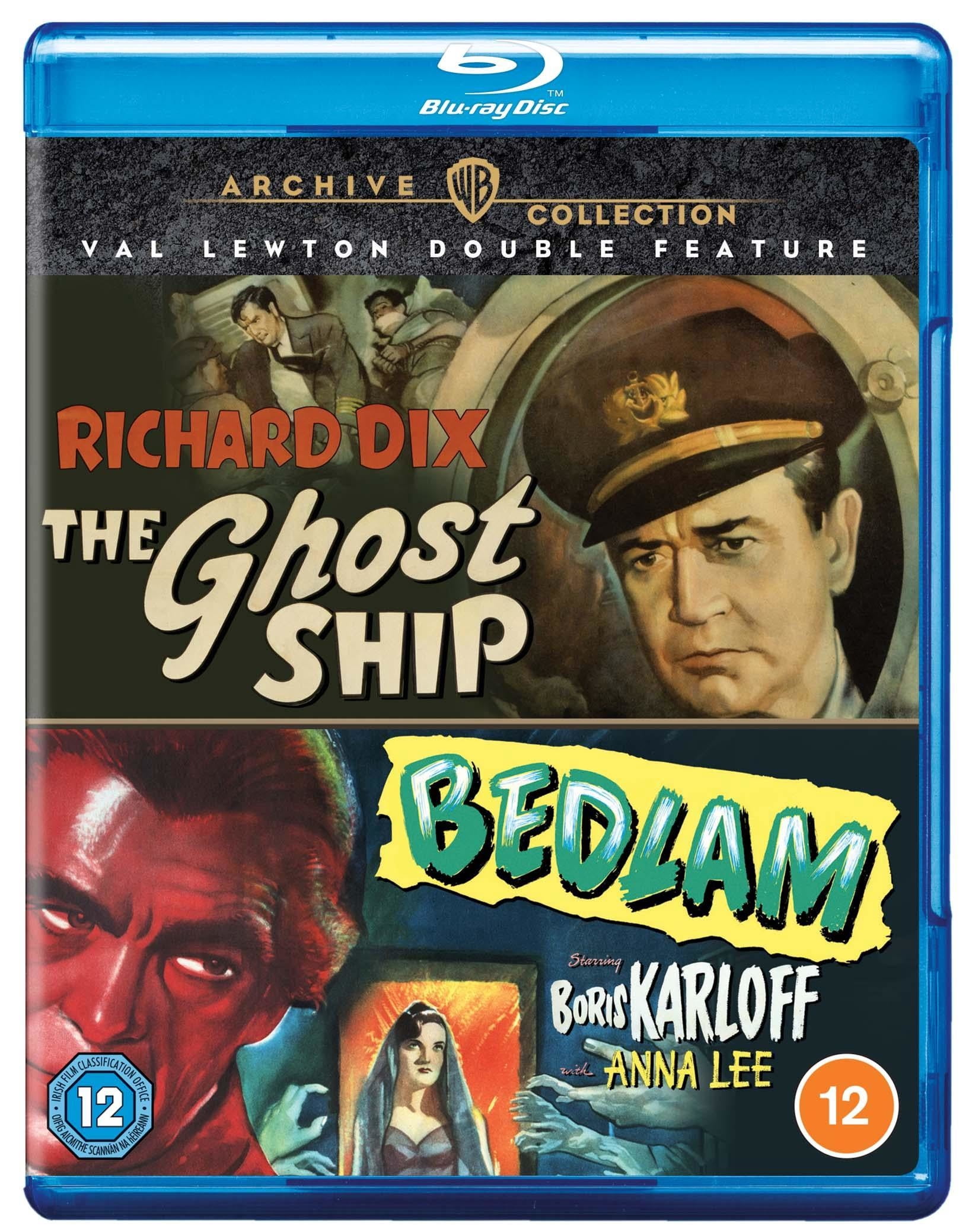 The Ghost Ship/Bedlam (Blu-ray) Ben Bard Anna Lee Edmund Grover Leyland ...