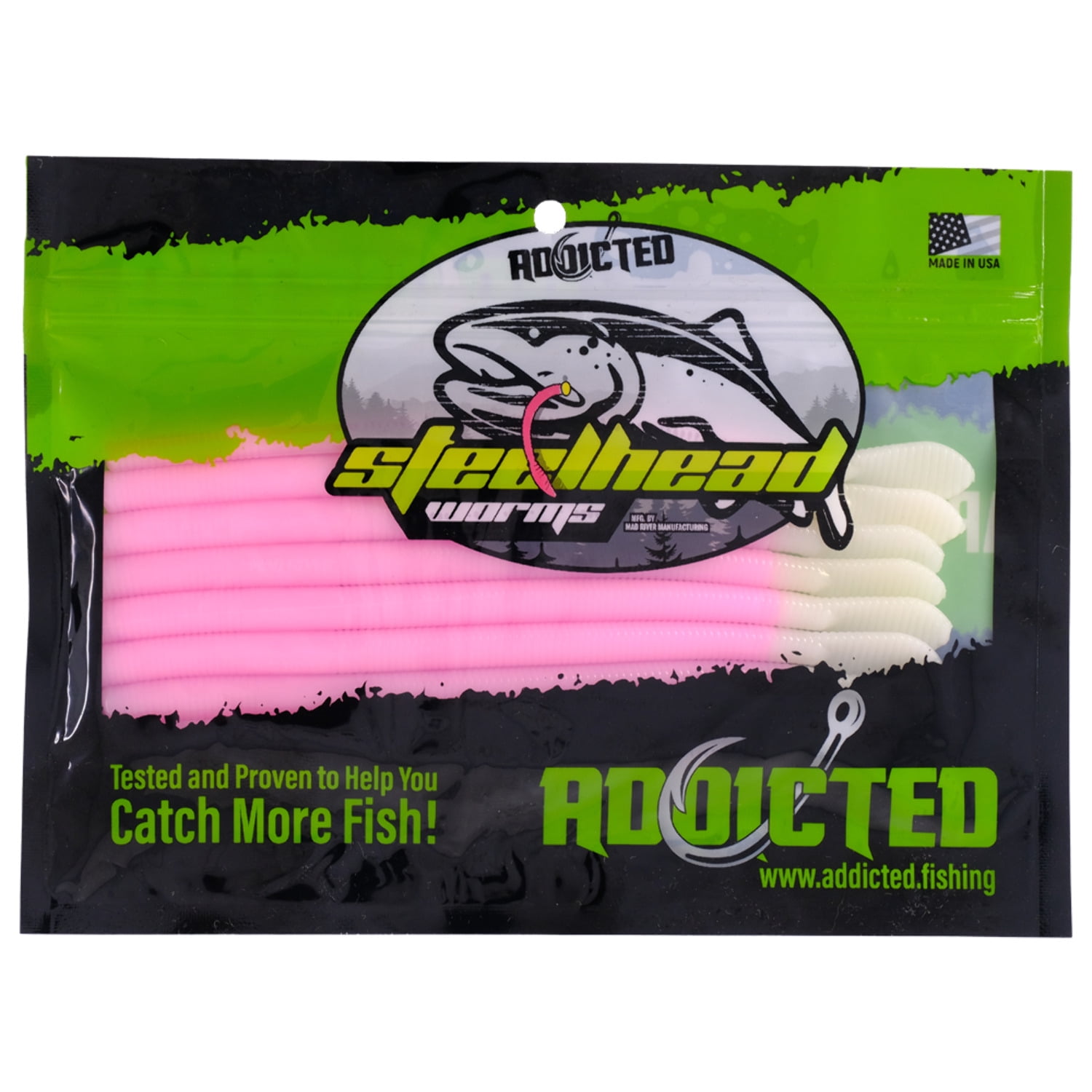 The "Ghost" Steelhead Worms - Walmart.com
