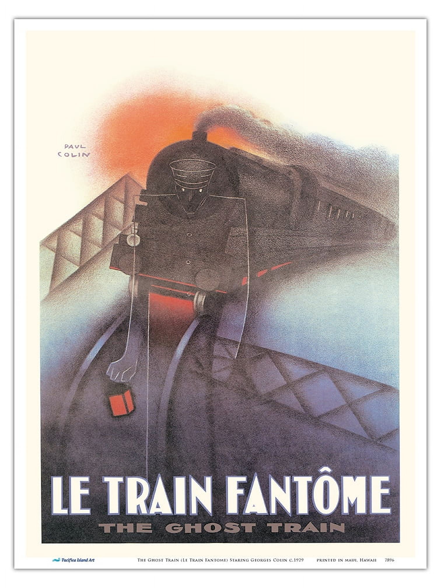 The Ghost Train (Le Train Fantome) - Staring Georges Colin - Vintage ...
