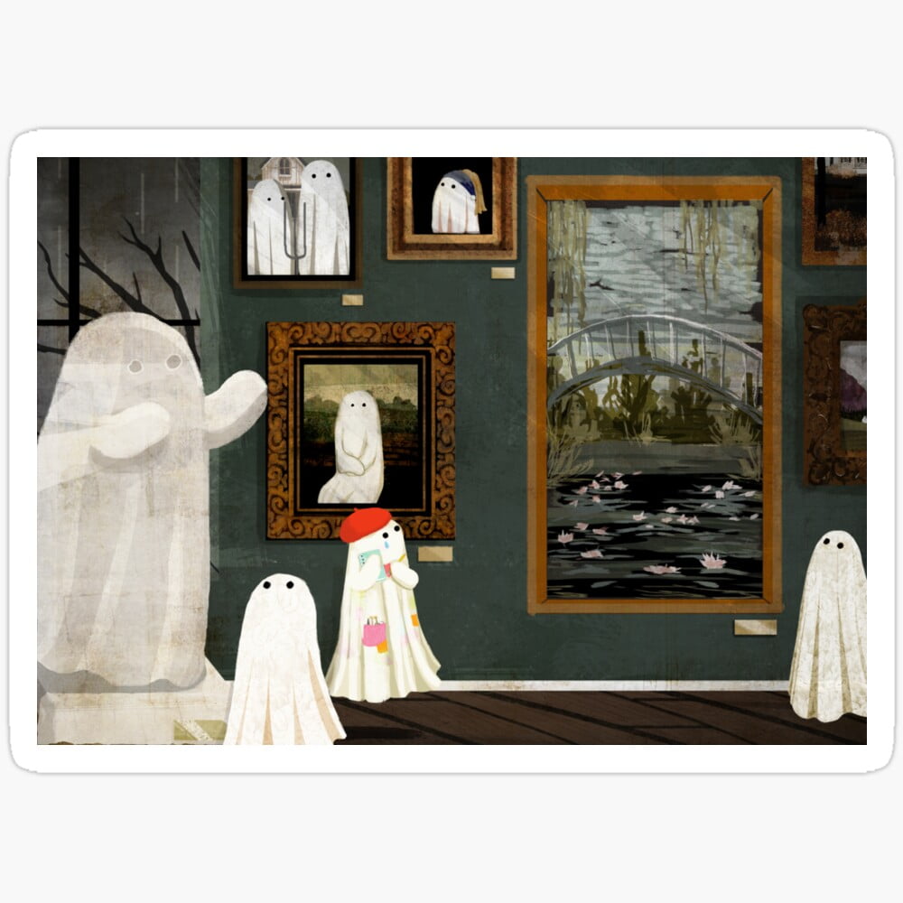 The Ghosts In The Gallery Sticker Phone Decal Water Bottle Stickers Car ...