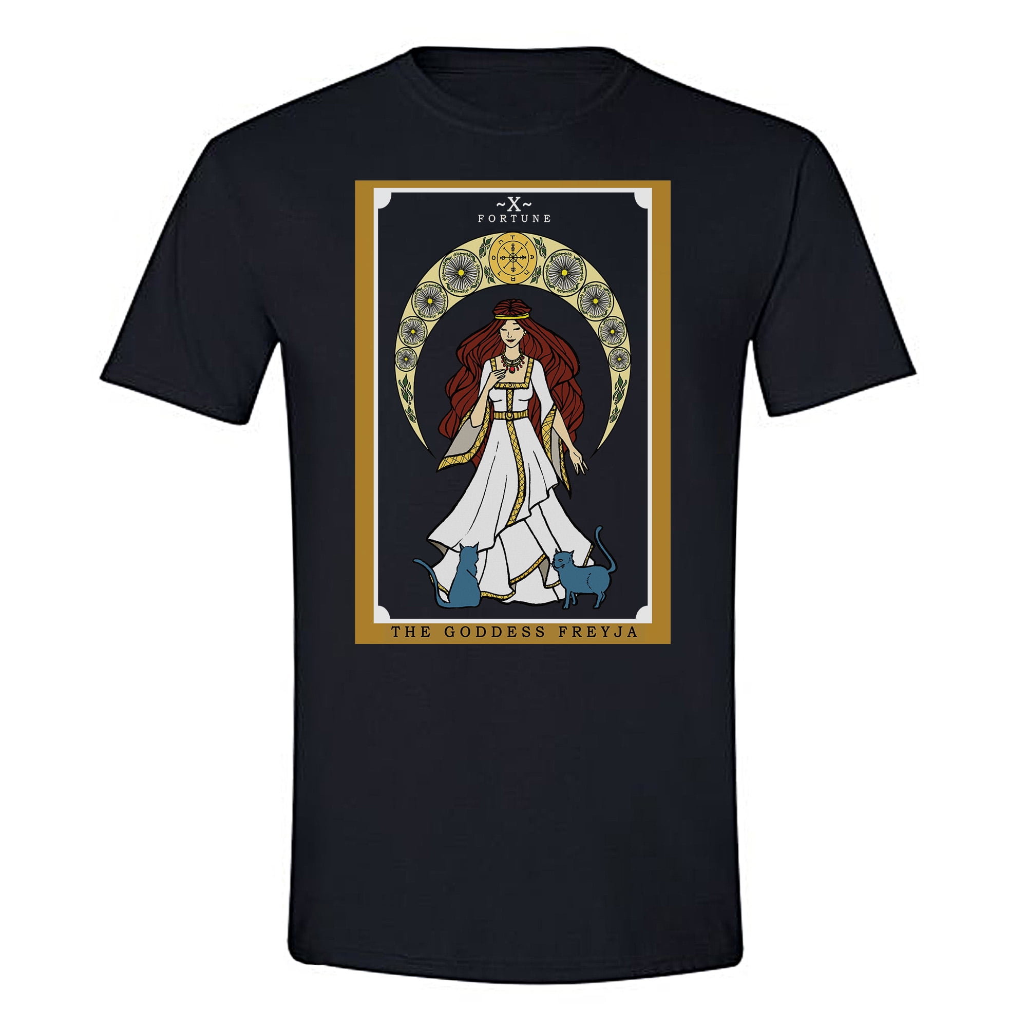 The Ghoulish Garb The Goddess Freyja in the Fortune Tarot Card Shirt ...