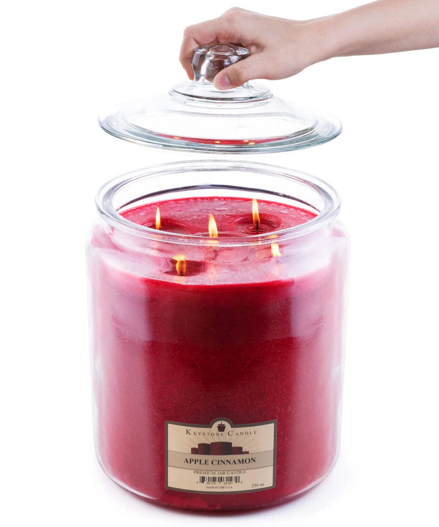 Walmart's Giant 25-Pound Apple Cinnamon Scented Candle with Five Wicks ...