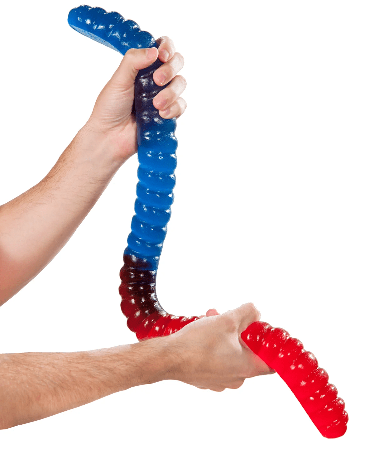 The Giant 3-Pound Gummy Worm - Blue Raspberry & Green Apple - Walmart.com