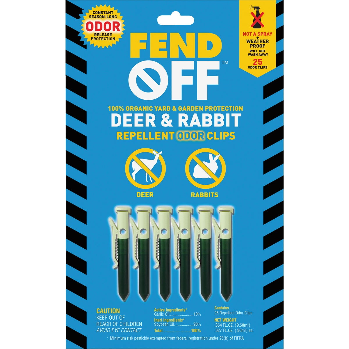 Giant Destroyer 7009350 Animal Repellent Clip for Deer & Rabbits, 12 ...