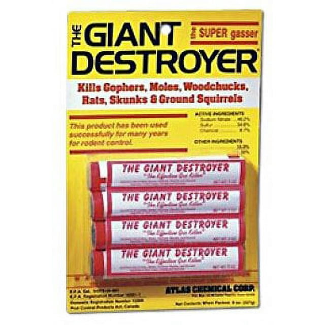The Giant Destroyer Rodent Gas Killer - Walmart.com
