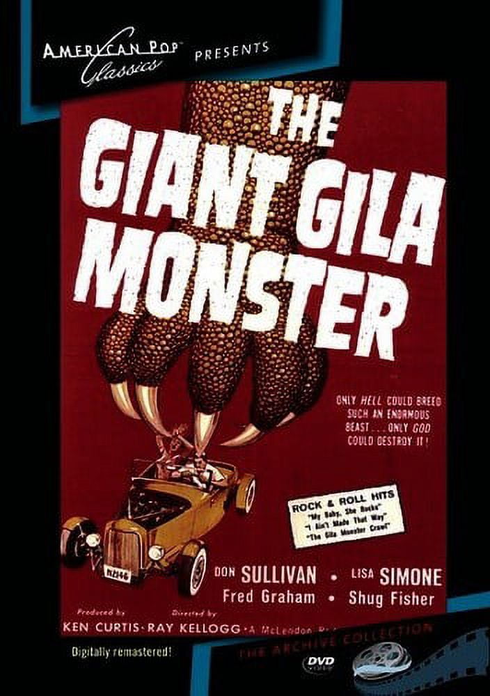 The Giant Gila Monster (DVD), American Pop Classic, Horror - Walmart.com