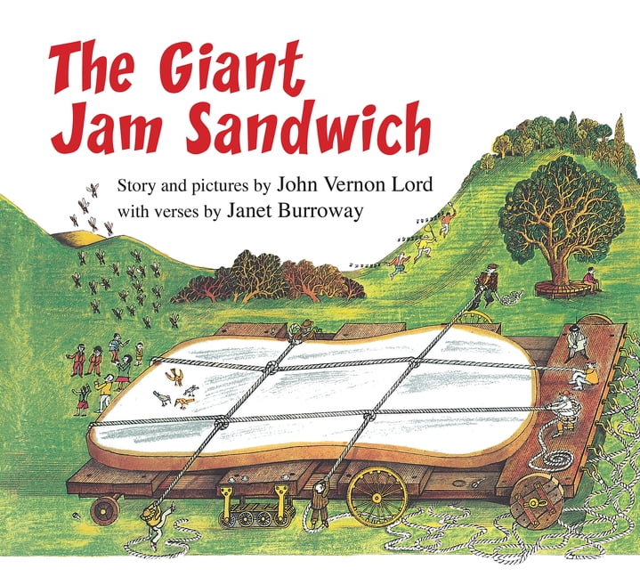 The Giant Jam Sandwich Lap Board Book, (Board Book) - Walmart.com