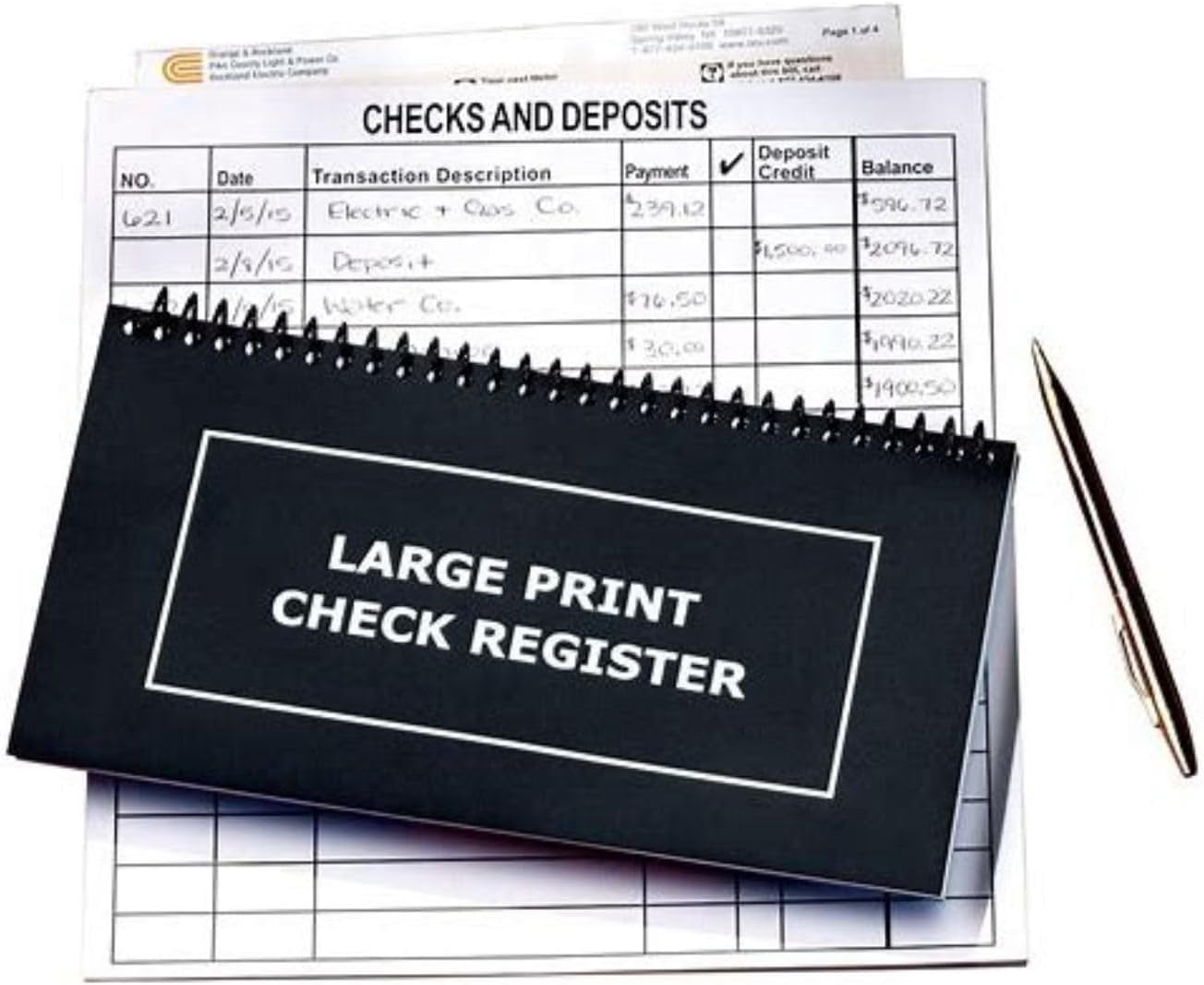 The Giant Print Check Register - Walmart.com