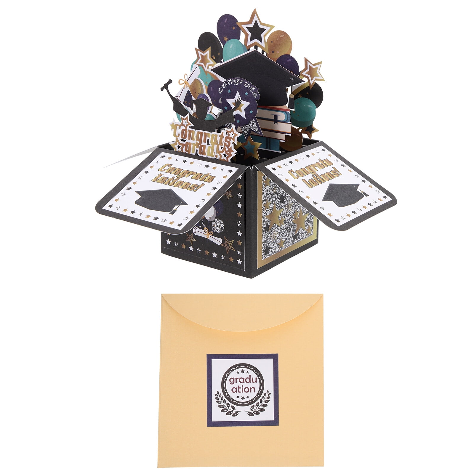 The Gift 3d Popup Congratulations Graduation Boxed Greeting Card ...