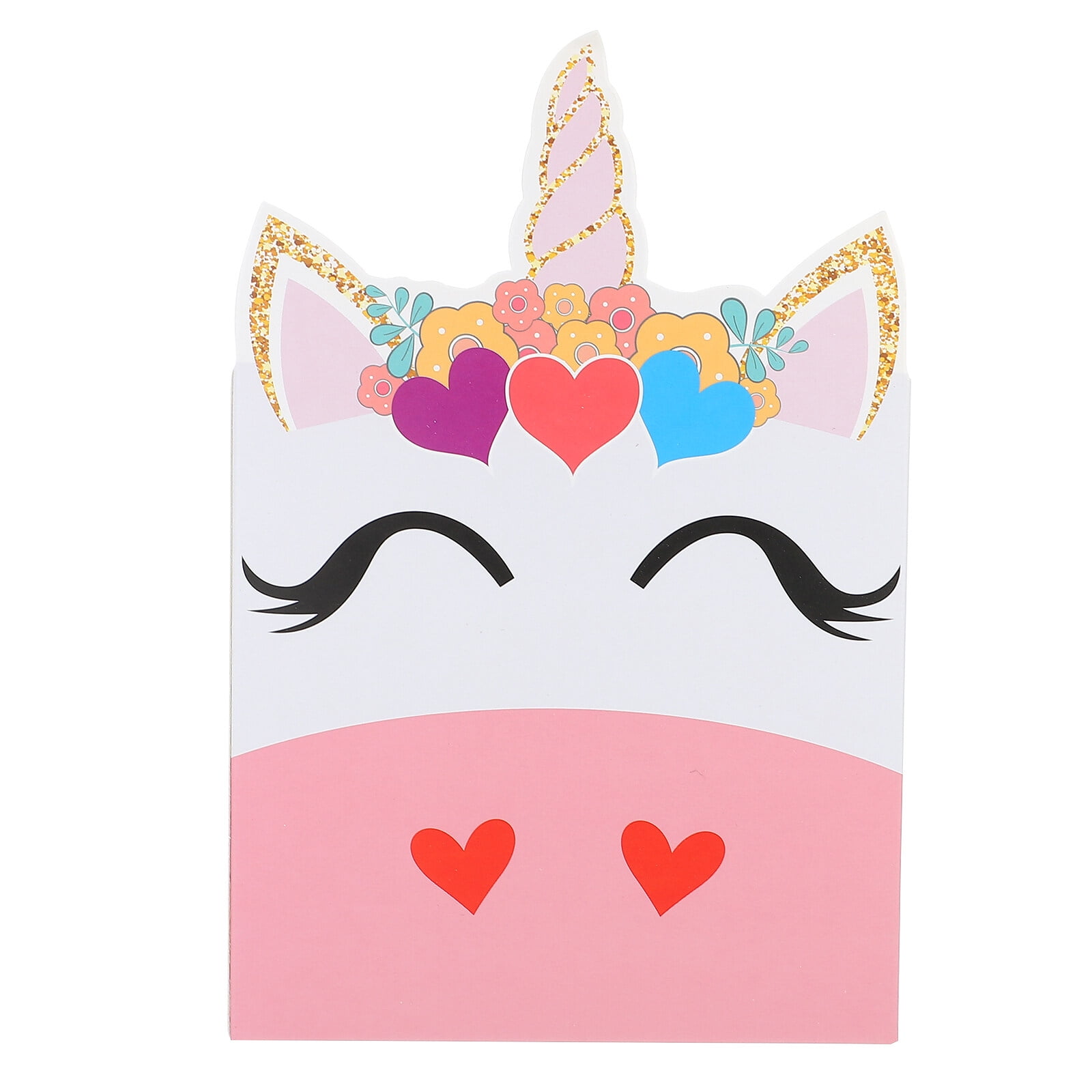 The Gift Unicorn Greeting Card Paper Blessing Cards for Kids Sympathy Envelope Invitation Child ...