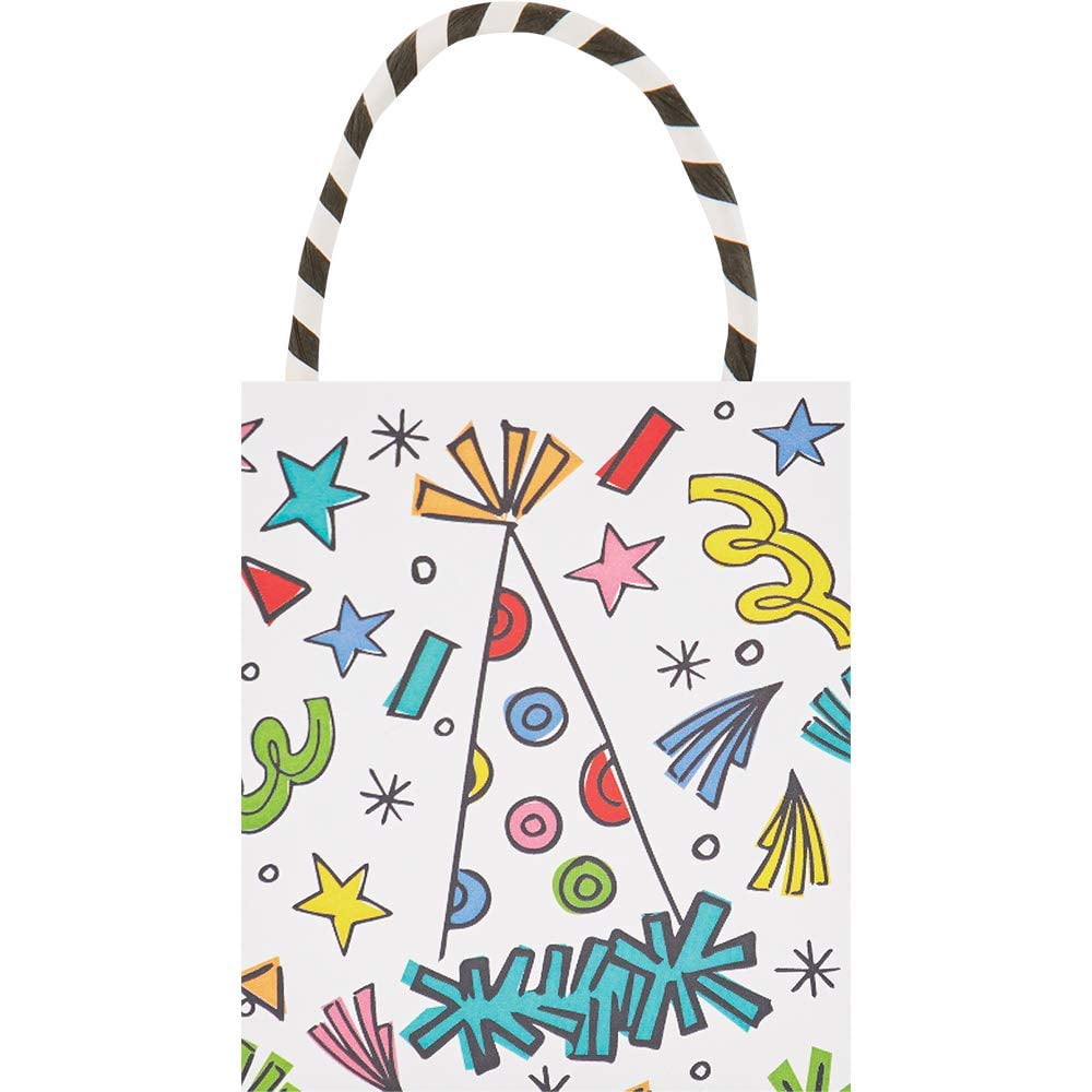 The Gift Wrap Company Party Pandemonium Tiny Tote Gift Bag With Paper ...