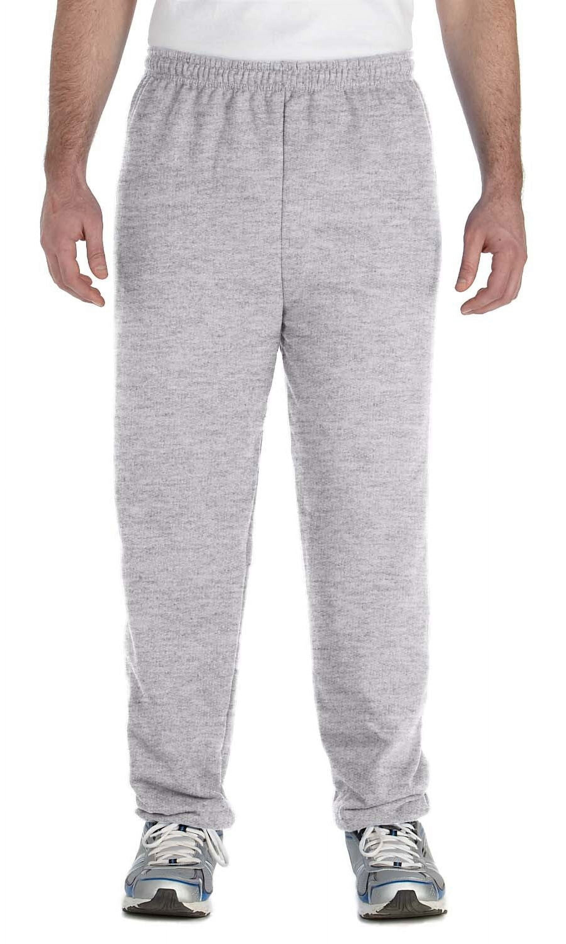Gildan Adult Heavy Blend 8 oz, 50/50 Sweatpants - SPORT GREY - L ...