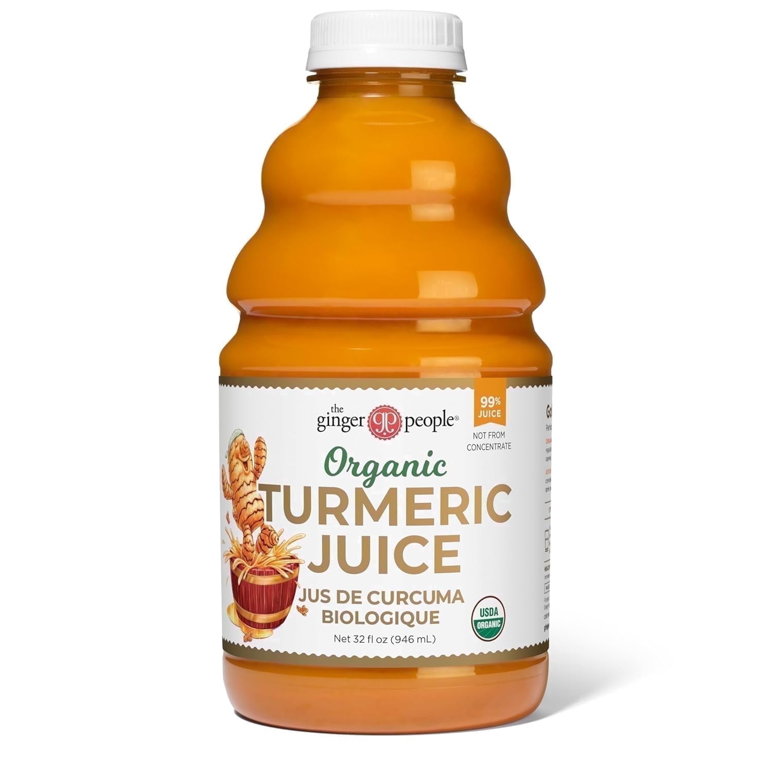 The Ginger People, Turmeric Juice, 32oz, Wild Fiji - Walmart.com