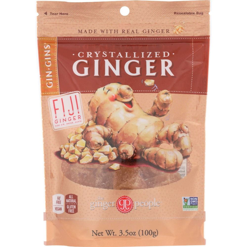 The Ginger People Crystallized Ginger Candy, 3.5 Ounce -- 12 per Case ...
