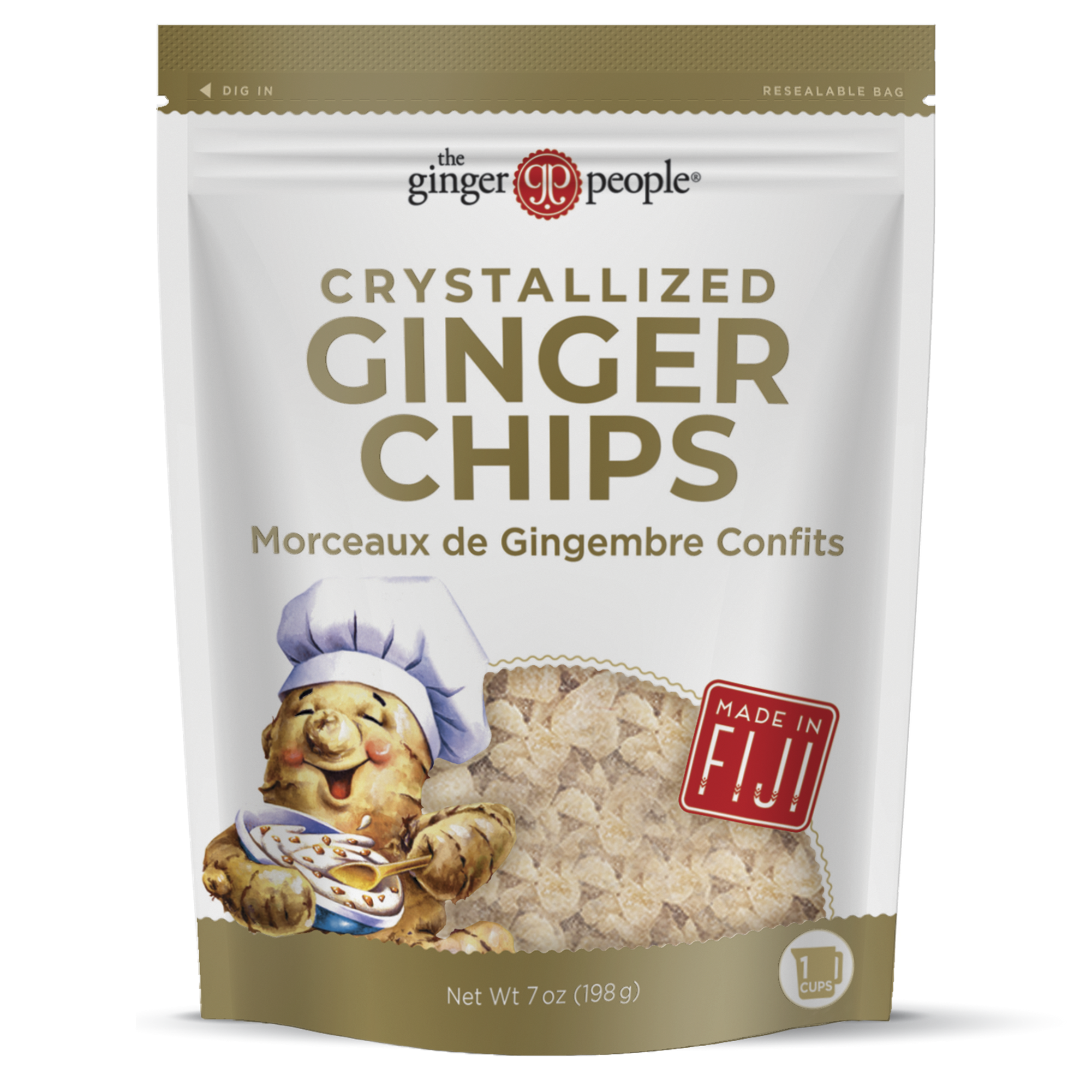 The Ginger People® Crystallized Ginger Chips, 7oz - Pack of 1 - Walmart.com