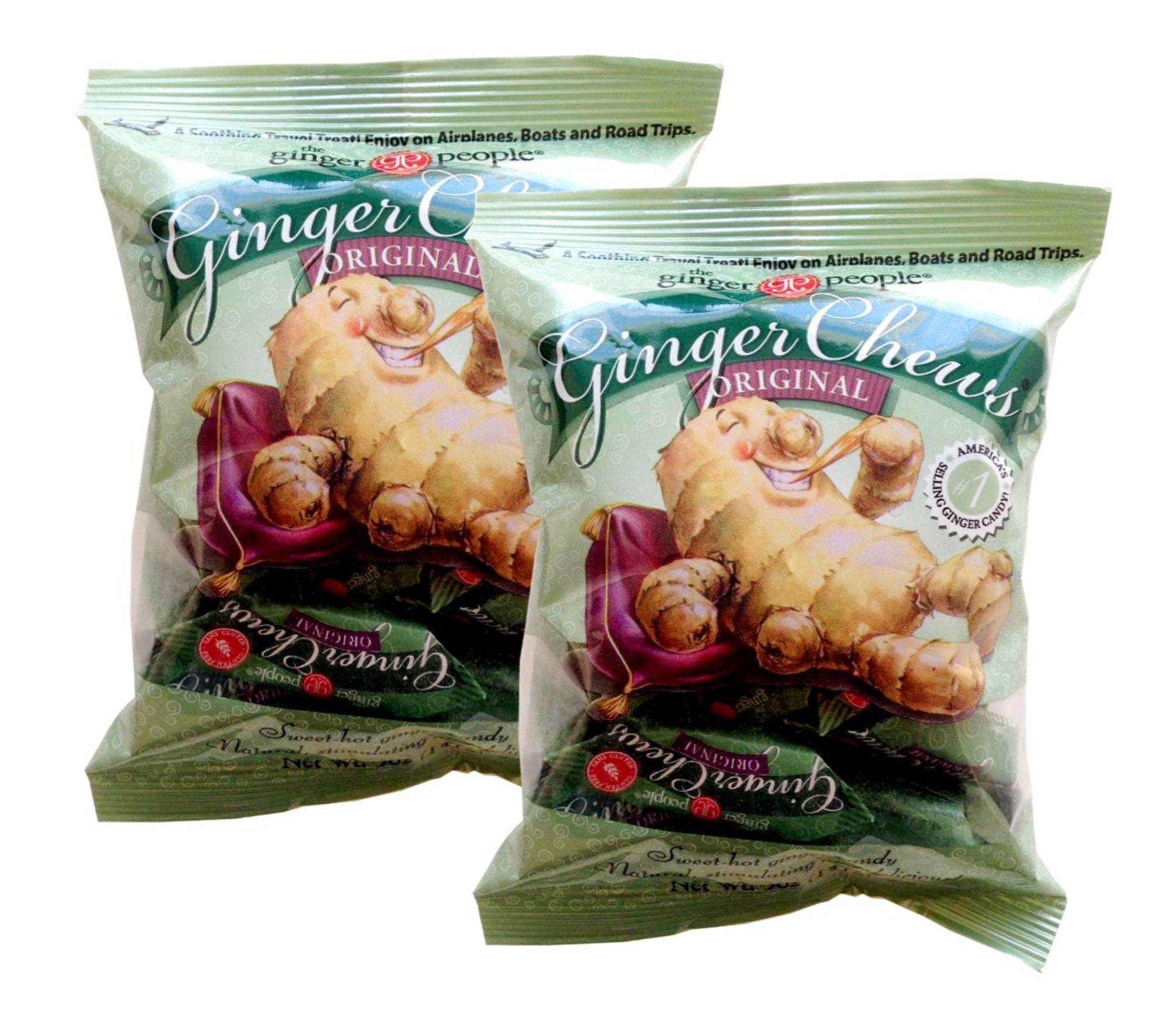 The Ginger People Ginger Chews Original 5 Oz. (Pack of 2) - Walmart.com