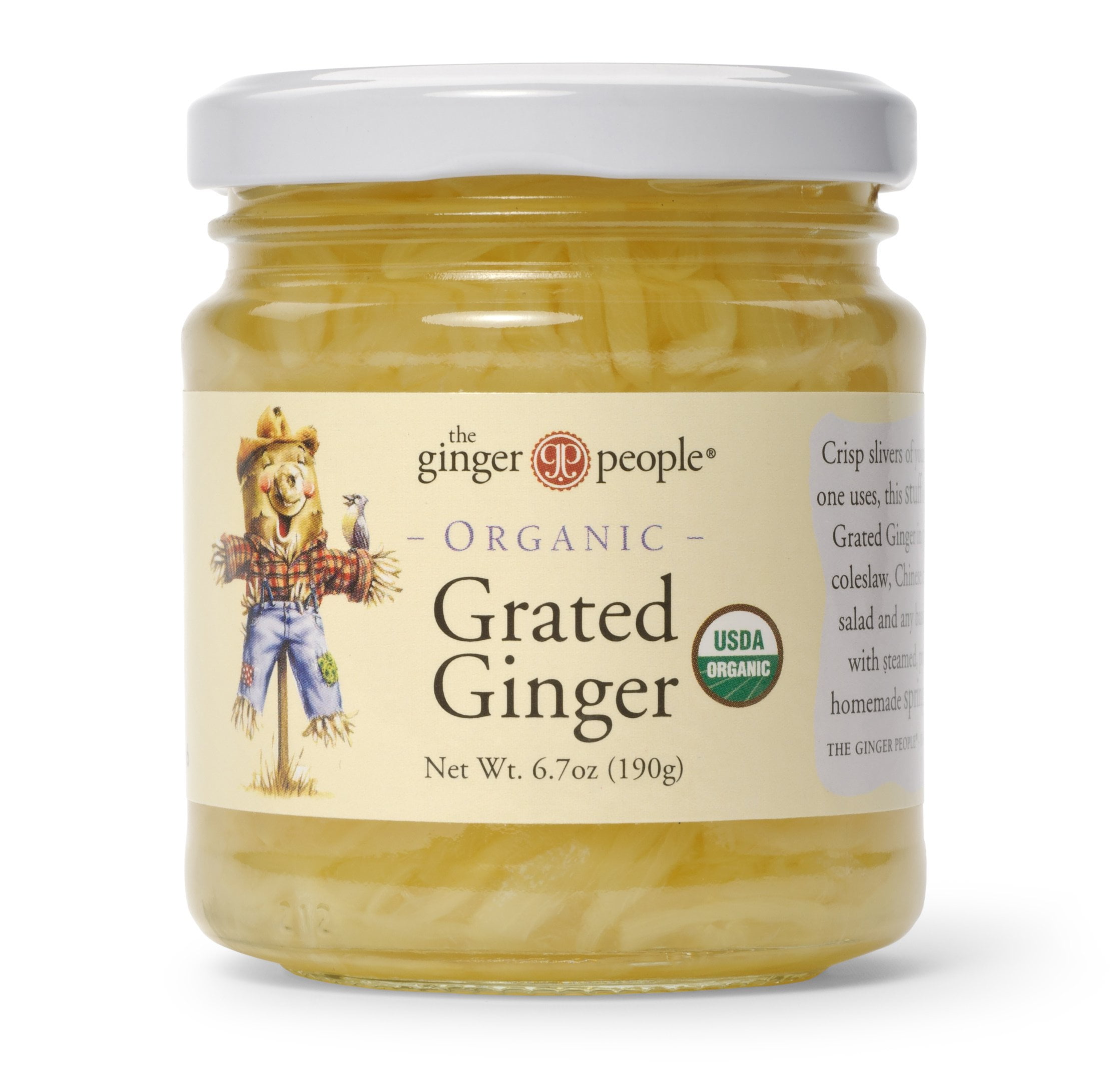 The Ginger People Organic Grated Ginger, 6.7000-ounces (Pack of 12 ...