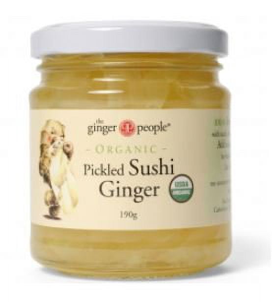 The Ginger People Organic Pickled Sushi Ginger, Sweet Vinegar, 6.7 Oz ...