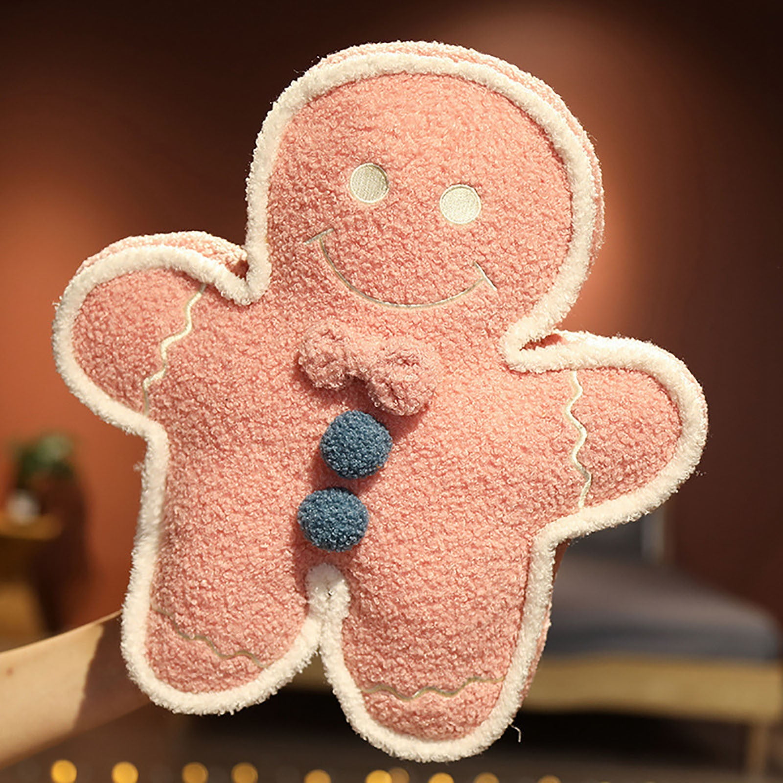 The Gingerbread Man Grinch Christmas Cute Plush Doll Toy Gift Cartoon ...