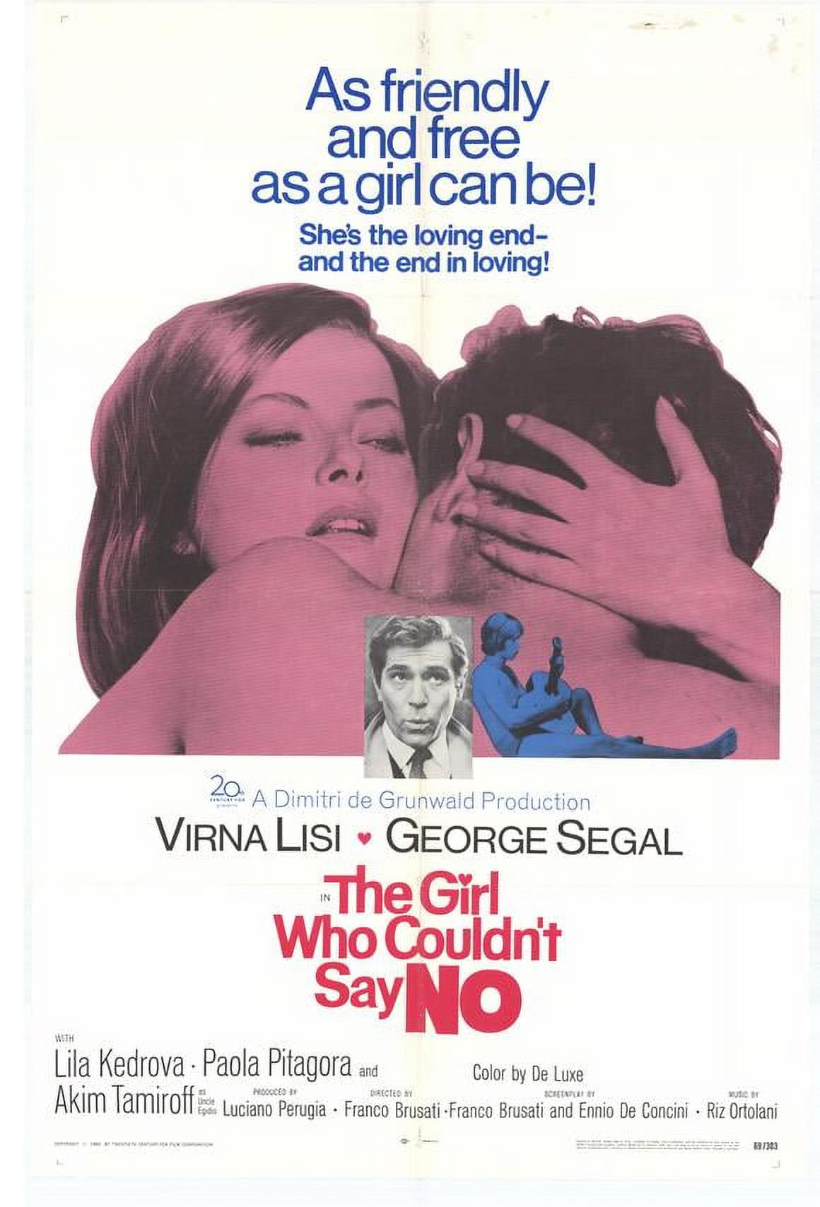 The Girl Who Couldn't Say No - movie POSTER (Style A) (11" x 17") (1969 ...