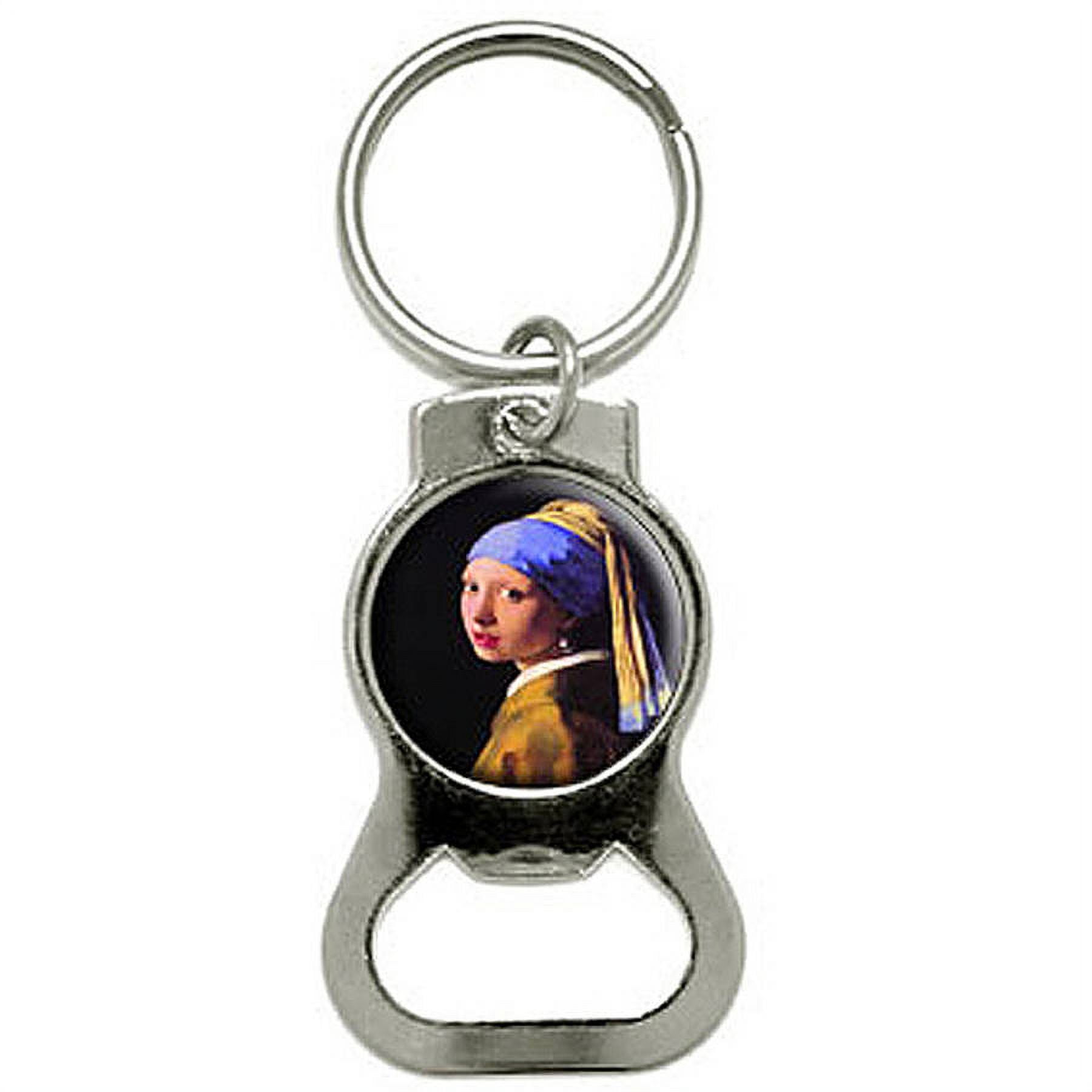 The Girl With A Pearl Earring Johannes Vermeer Bottle Cap Opener ...