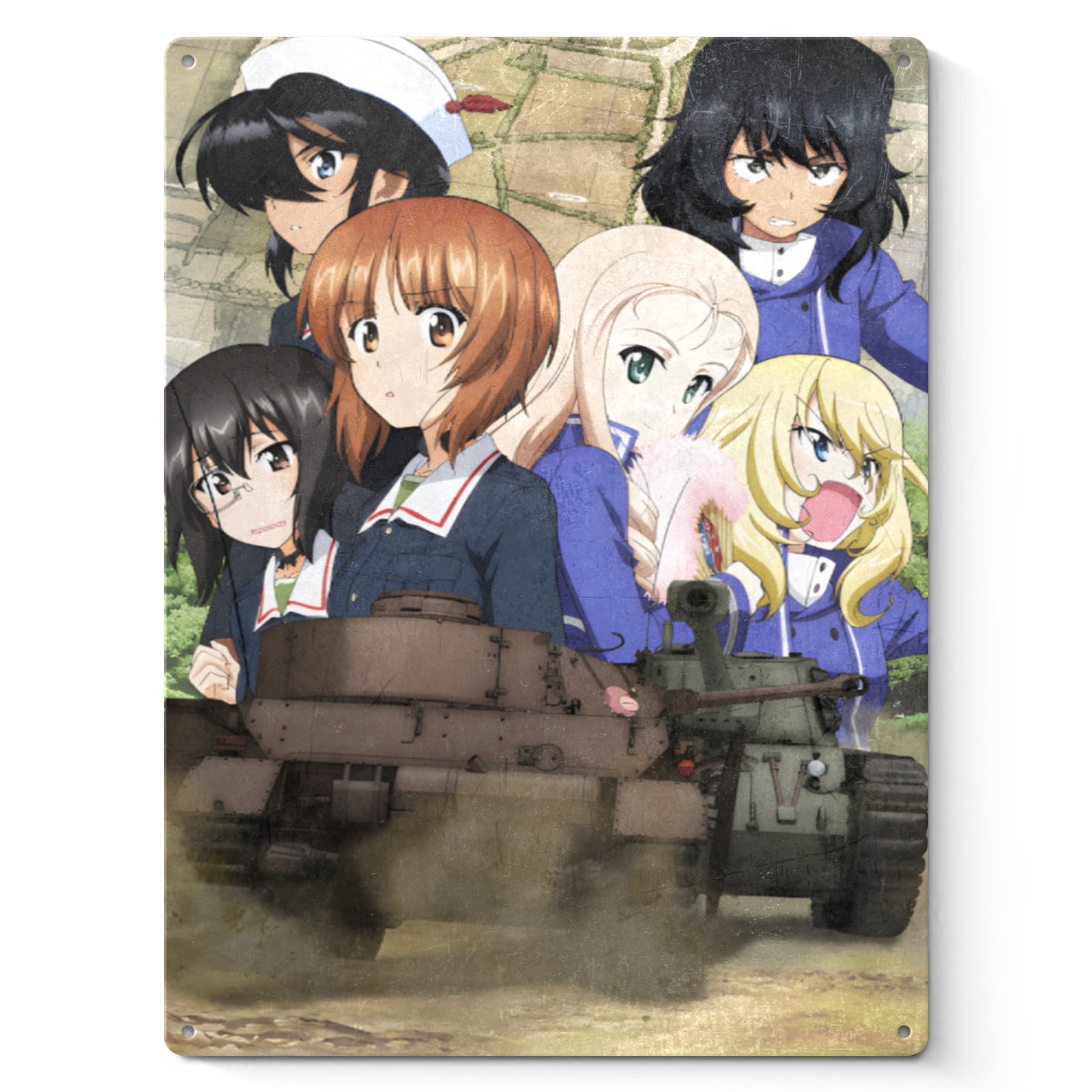 The Girls und Panzer: Saishuushou 2 tin paintings add personality and ...