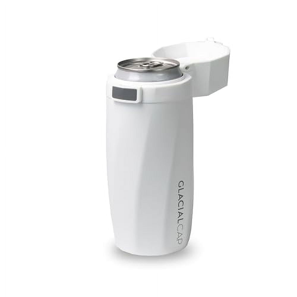 The Glacial Cap Skinny Can Cooler with Locking Lid (Flip and Sip), not ...