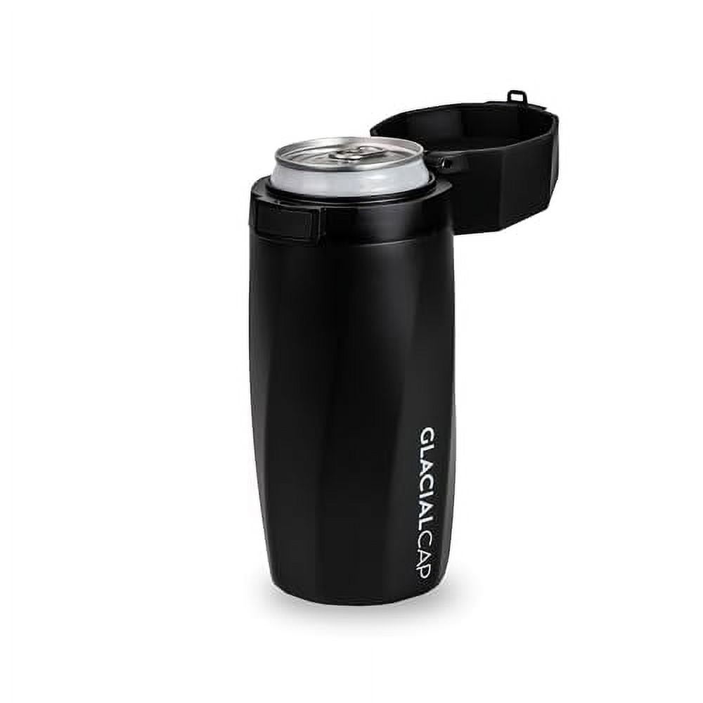 The Glacial Cap Skinny Can Cooler with Locking Lid (Flip and Sip), not ...