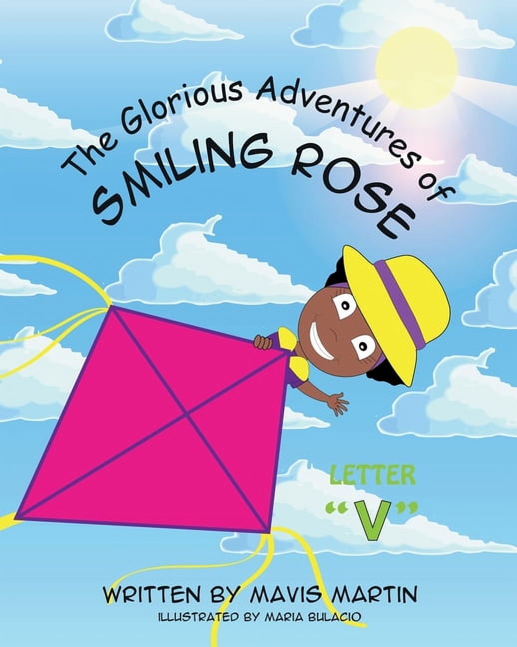 The Glorious Adventures of Smiling Rose Letter "V" - Walmart.com