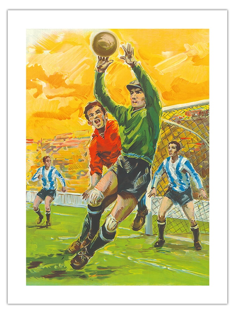 The Goalkeeper (Goalie) - Spanish Soccer Football - Vintage Sports ...