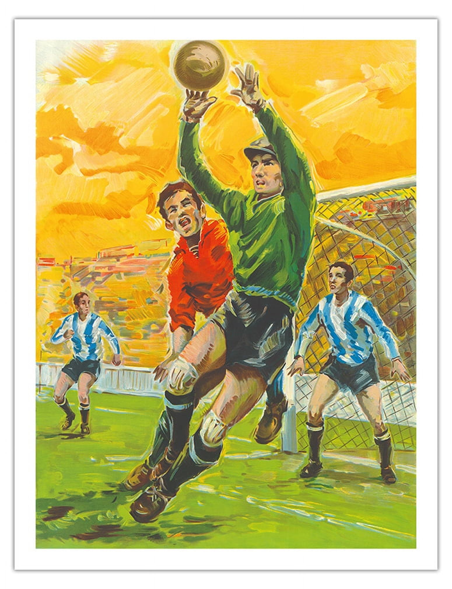 The Goalkeeper (Goalie) - Spanish Soccer Football - Vintage Sports ...