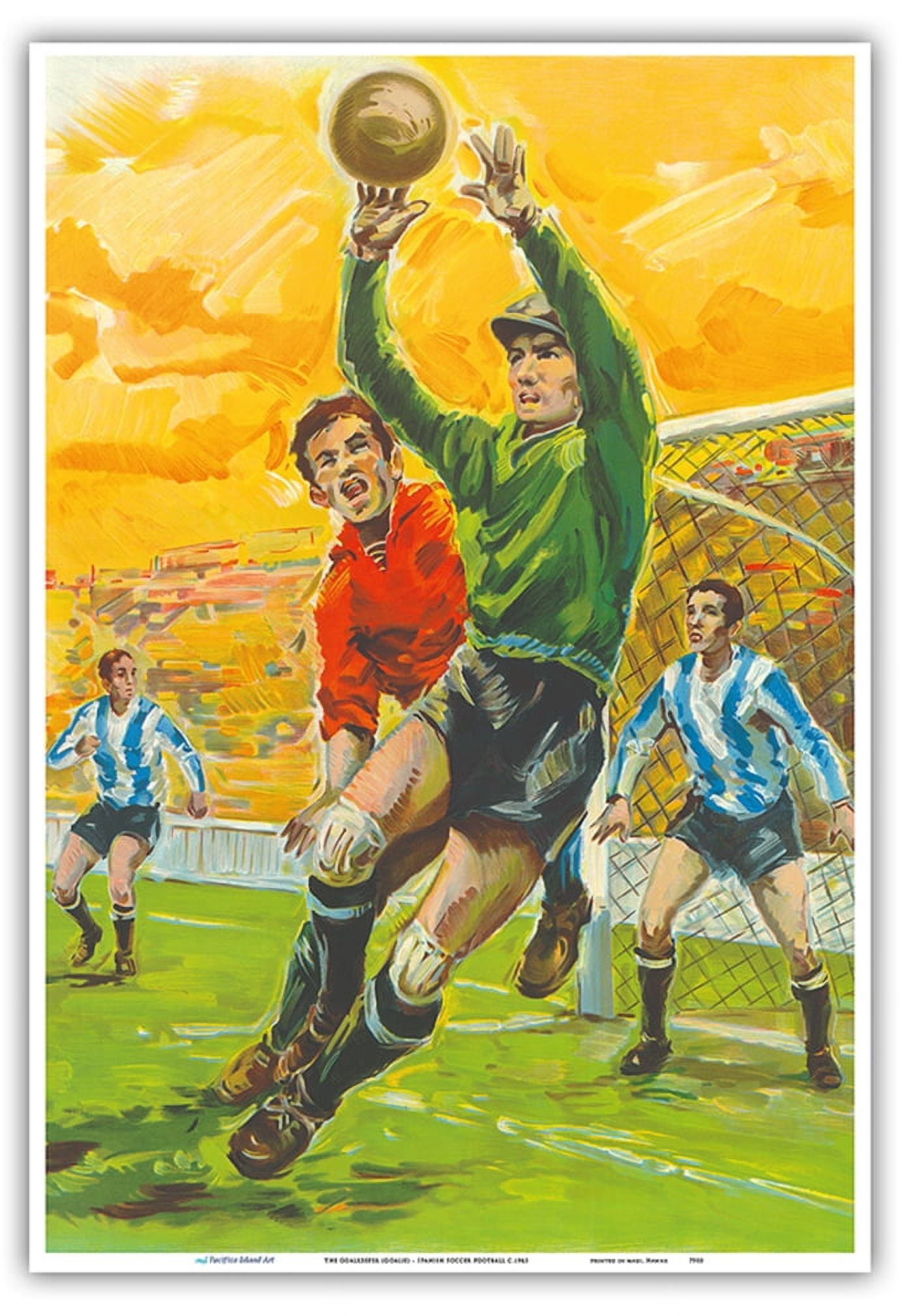 The Goalkeeper (Goalie) - Spanish Soccer Football - Vintage Sports ...