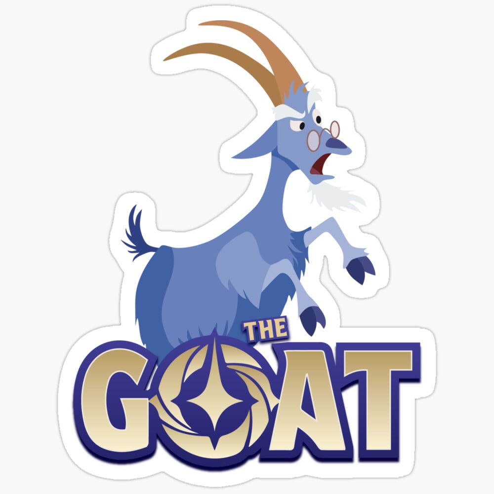 The Goat Sticker Baseball Sticker, Football Sticker, Basketball Sticker ...