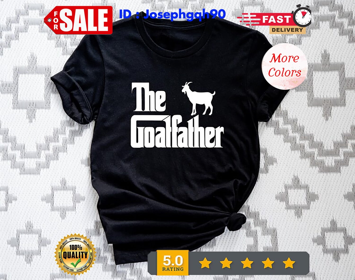 The Goatfather Shirt, Goat Dad Shirt, Goatfather Gift Tee, Goat Lover ...