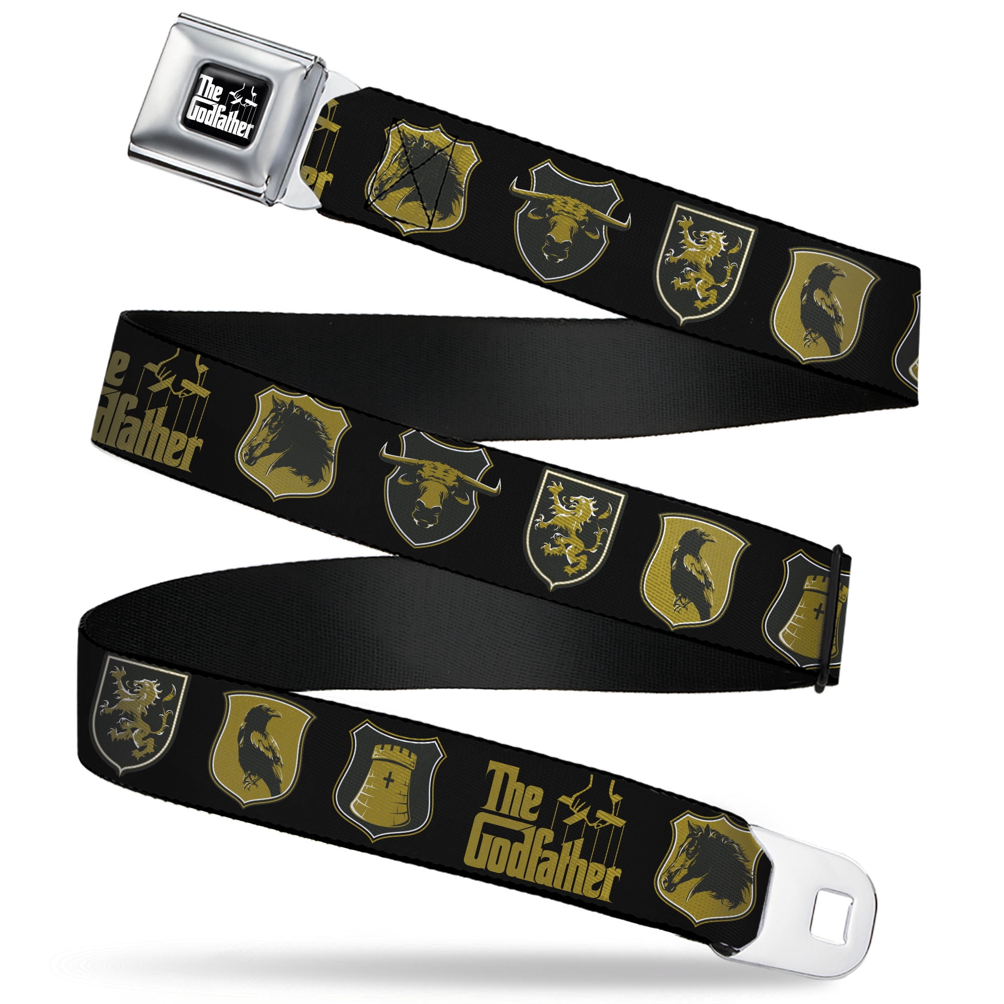 The Godfather Belt, Seatbelt Buckle Belt, The Godfather Title Logo and ...